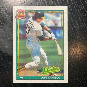 Topps | Other | Baseball Cards 991 Jose Canseco Error Card And Ozzie ...
